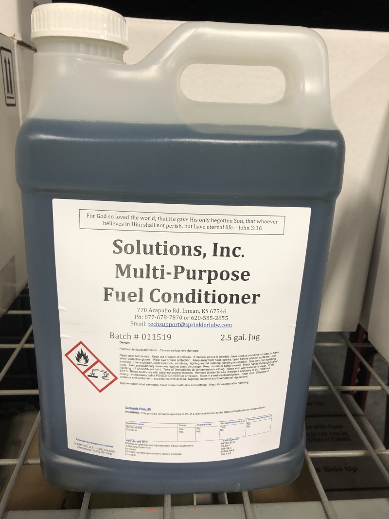 Multi-Purpose Fuel Conditioner – Sprinkler Lube